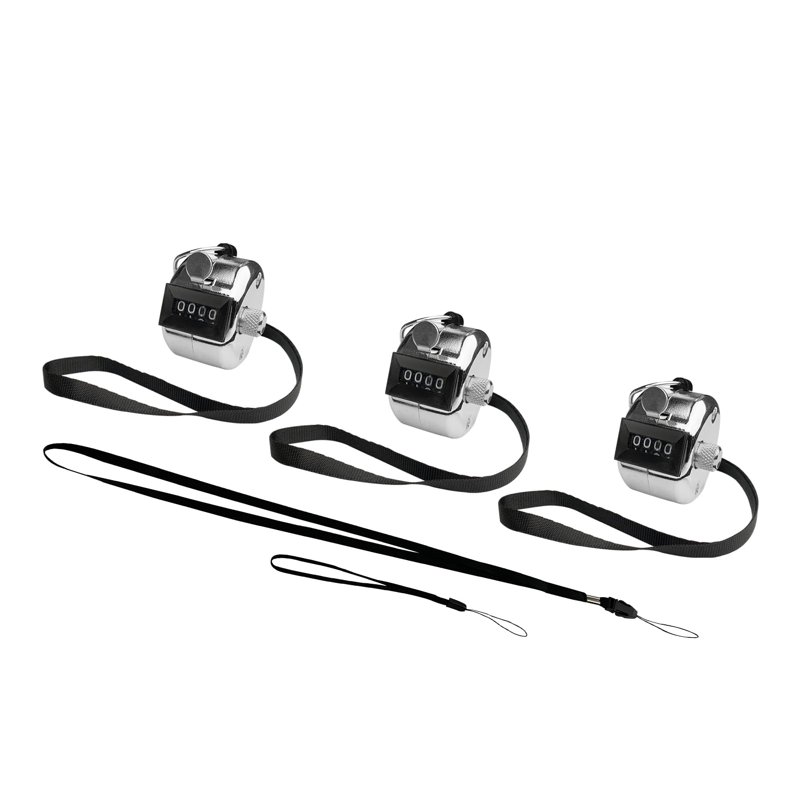 Snapklik.com : BGJRBY 3 Pack Metal Hand Tally Clicker Counter, 4-Digit ...