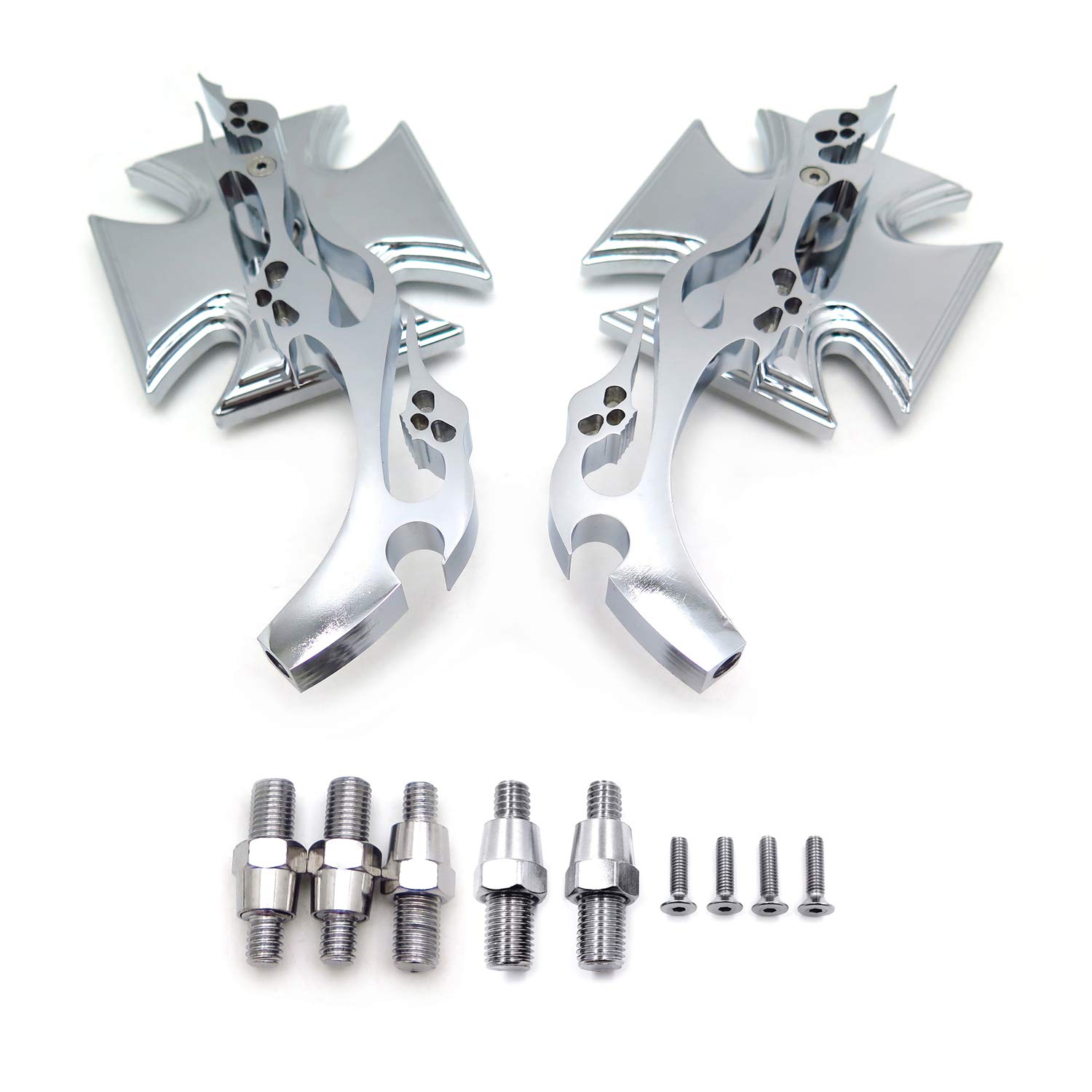 Snapklik.com : HTTMT MT252-003+TTT001- Maltese Cross Emblem Flame Style ...