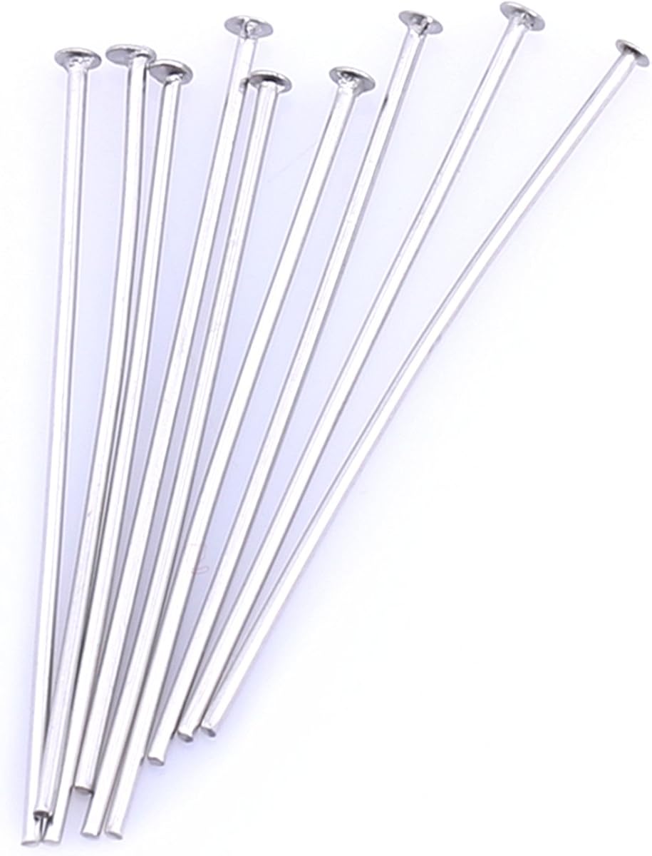 Amazon.com: Qitian 500 Pcs Stainless Steel Head Pins Findings DIY ...