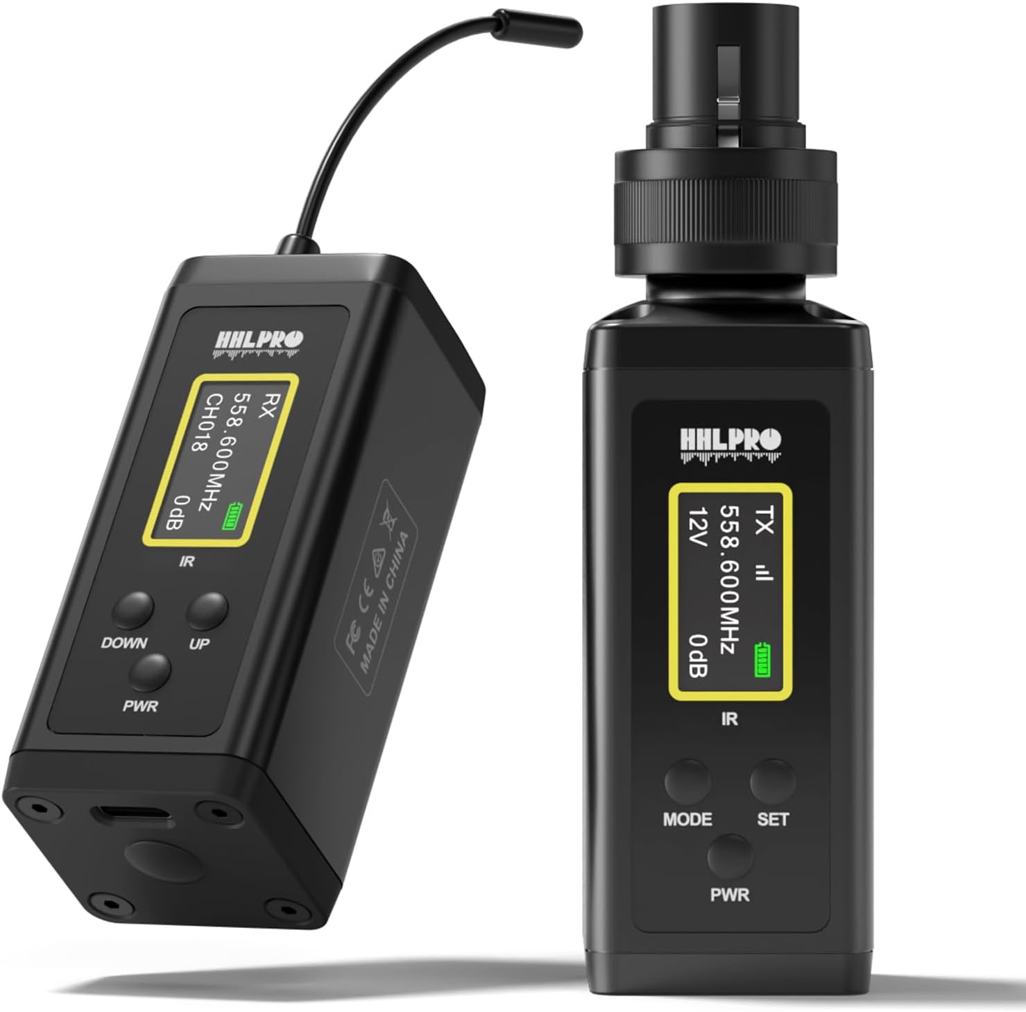 Amazon.com: HHLPRO UHF Wireless in Ear Monitor System, 260 FT Range ...