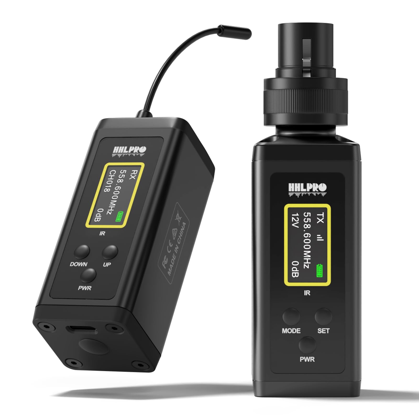 Amazon.com: HHLPRO UHF Wireless in Ear Monitor System, 260 FT Range ...