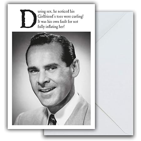 Funny Birthday Card For Him, Rude Birthday Card Male Funny, Innuendo ...