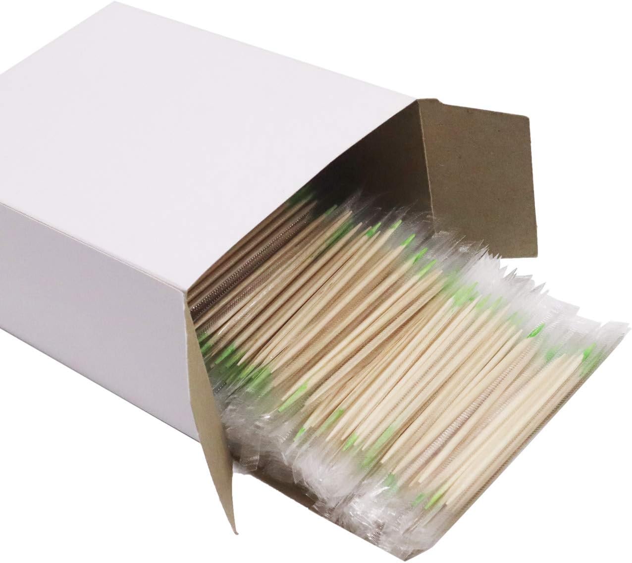 Amazon.com: Aifactory Mint Individual Birchwood Toothpicks Wrapped in ...