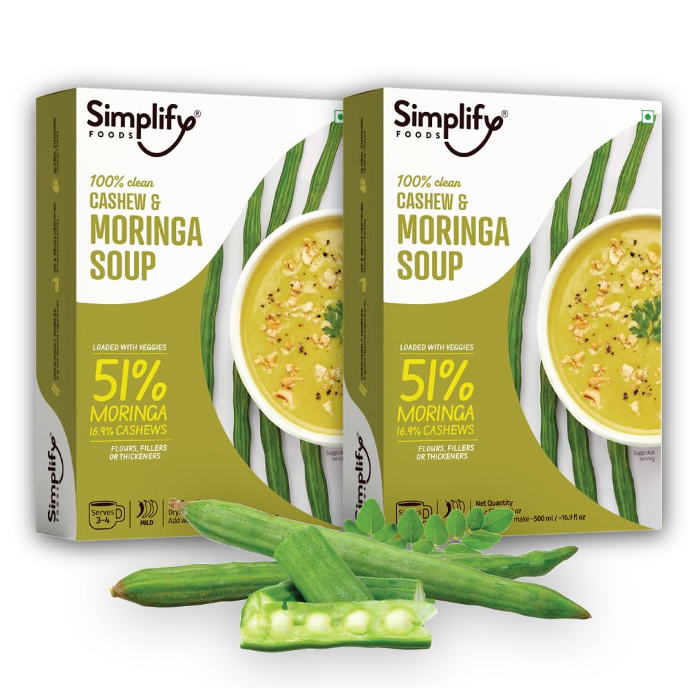 Simplify Cashew & Moringa Soup - Pack of 2 (Serves 5 to 6) I Makes ...