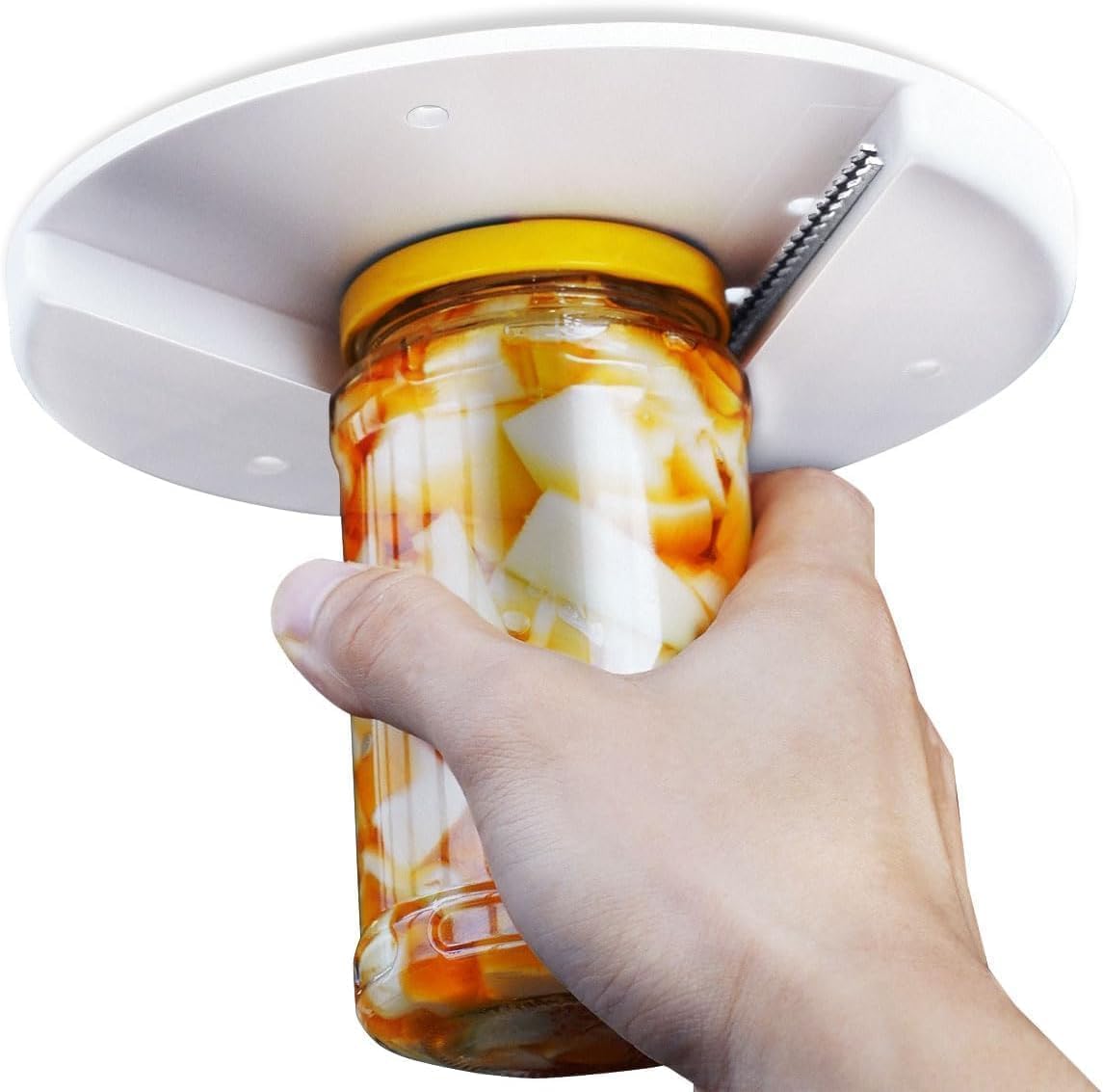 Zholp Under Cabinet Lid Jar Opener - EZ Off Jar Opener for Seniors ...