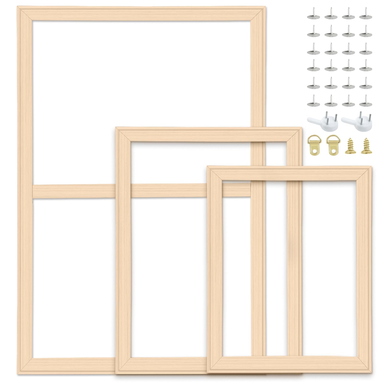 Amazon.com: Falling in Art DIY Canvas Stretcher Bars, 5 Size Canvas ...