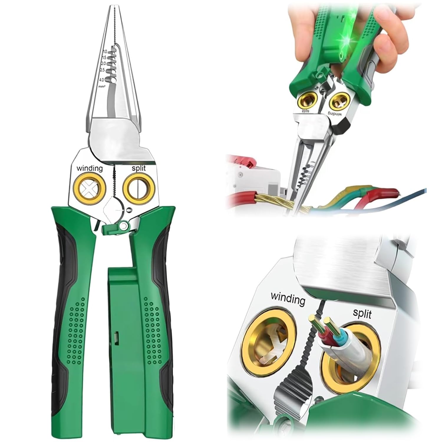 NCOIIBF Wire Stripper with Electricity Measurement Function, 8 en 1 ...