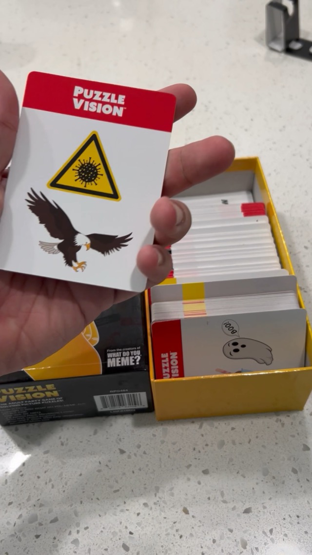Watch Quick review of the Puzzle vision card guessing game on Amazon Live