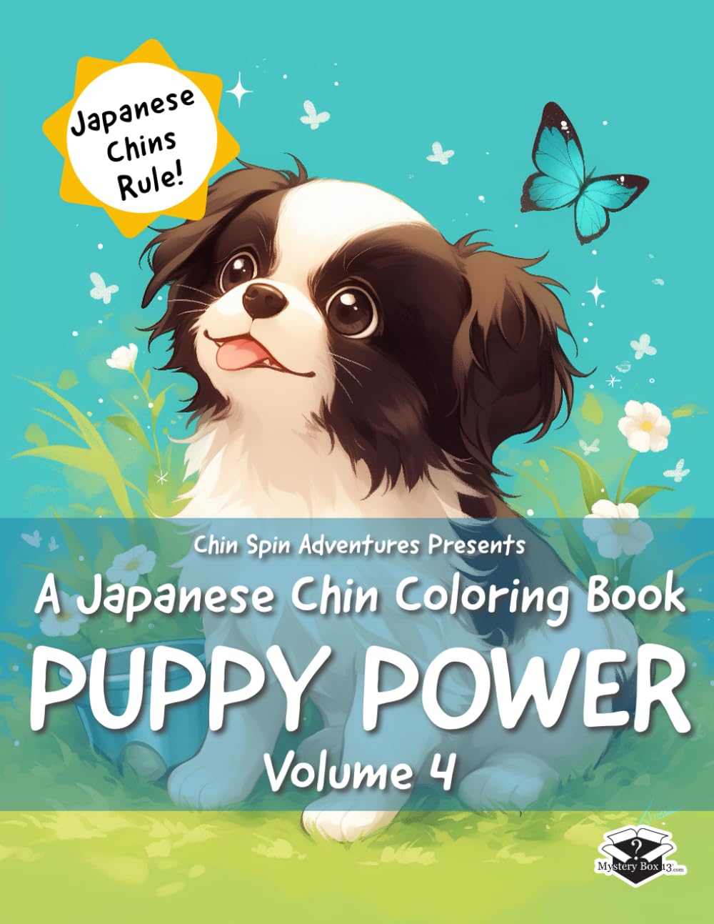 Amazon.com: Puppy Power - Japanese Chin Coloring Book - Volume 4 ...