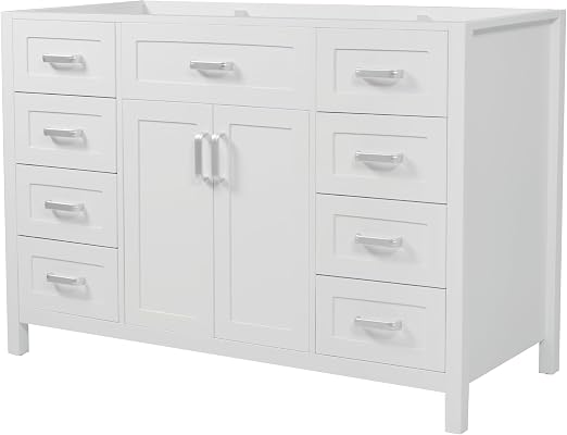 Amazon.com: 47" Bathroom Vanity Base Only, Cabinet with Soft-Closing ...
