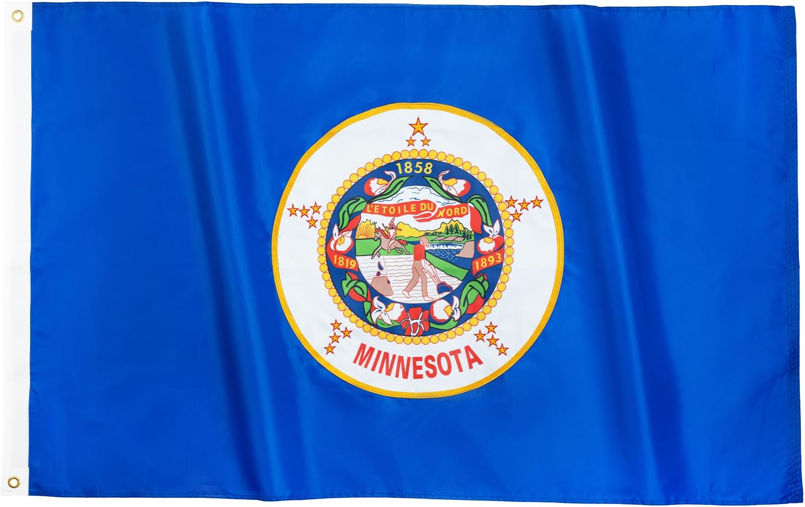 Amazon.com: Annin Flagmakers Minnesota State Flag USA-Made to Official ...