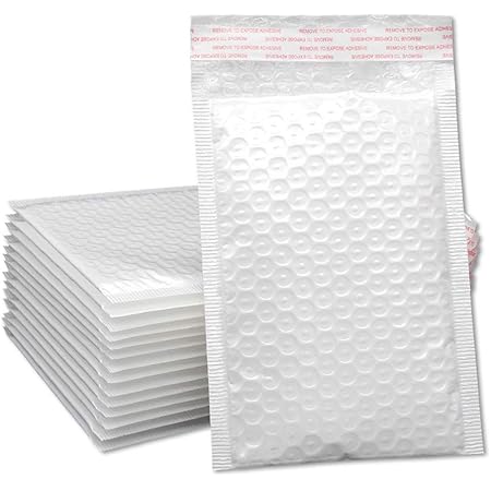 Amazon.com : OTOEZ #T 5x7 Inches Premium White Poly Bubble Mailers ...