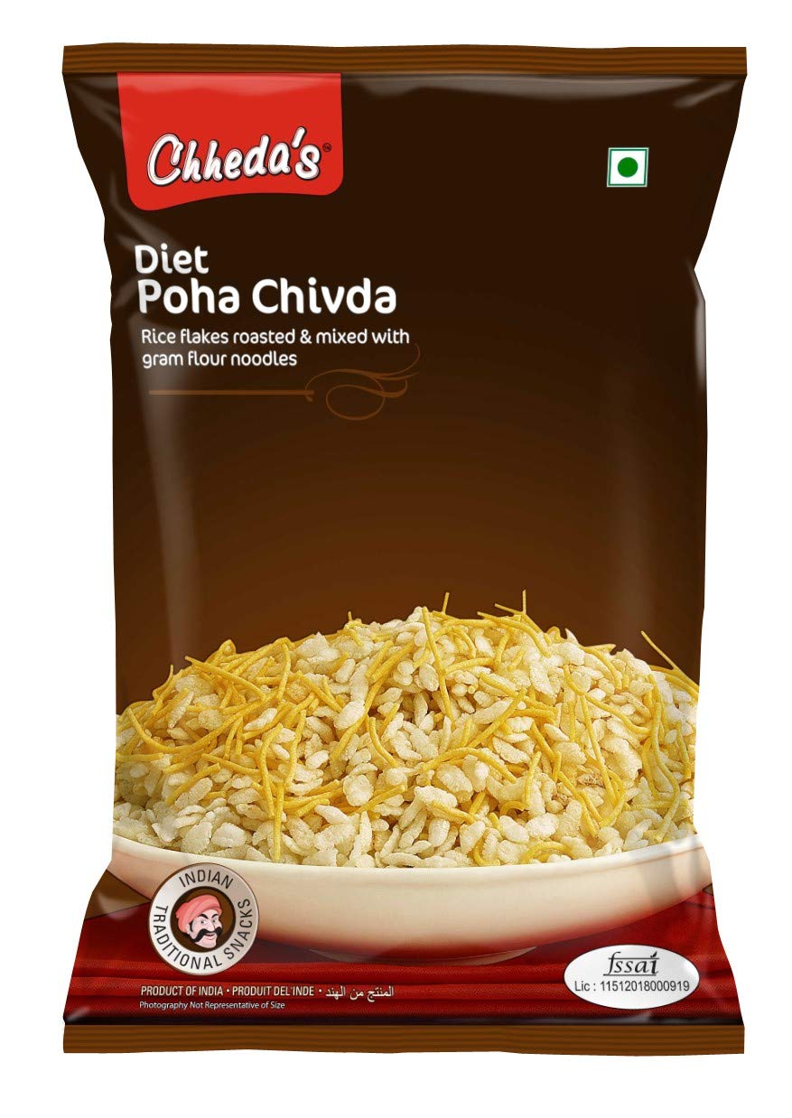 Buy Chheda's Diet Poha Chivda - Cri Poha Chivda with Sev (350g Pack of ...