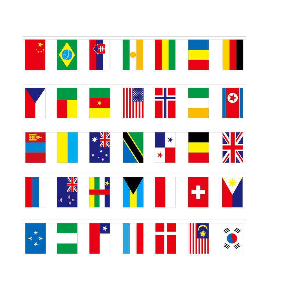 Amazon.com: 100 Pcs World Flags, International Flags,100 Countries ...