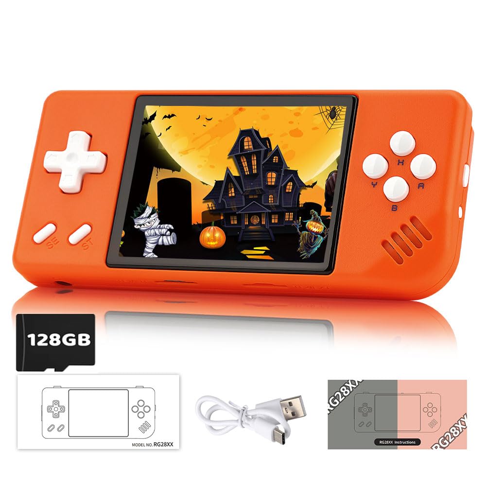 Amazon.com: RG28XX Retro Game Console 2.83 Inch 640*480 IPS Screen ...