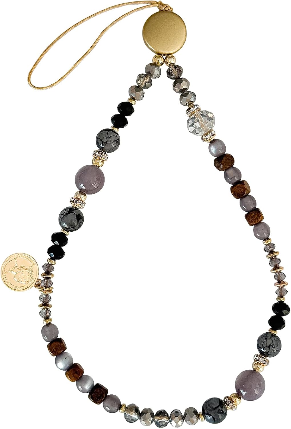 Amazon.com: BERITNI Phone Wrist Strap Cute Beaded Phone Charms Strap ...