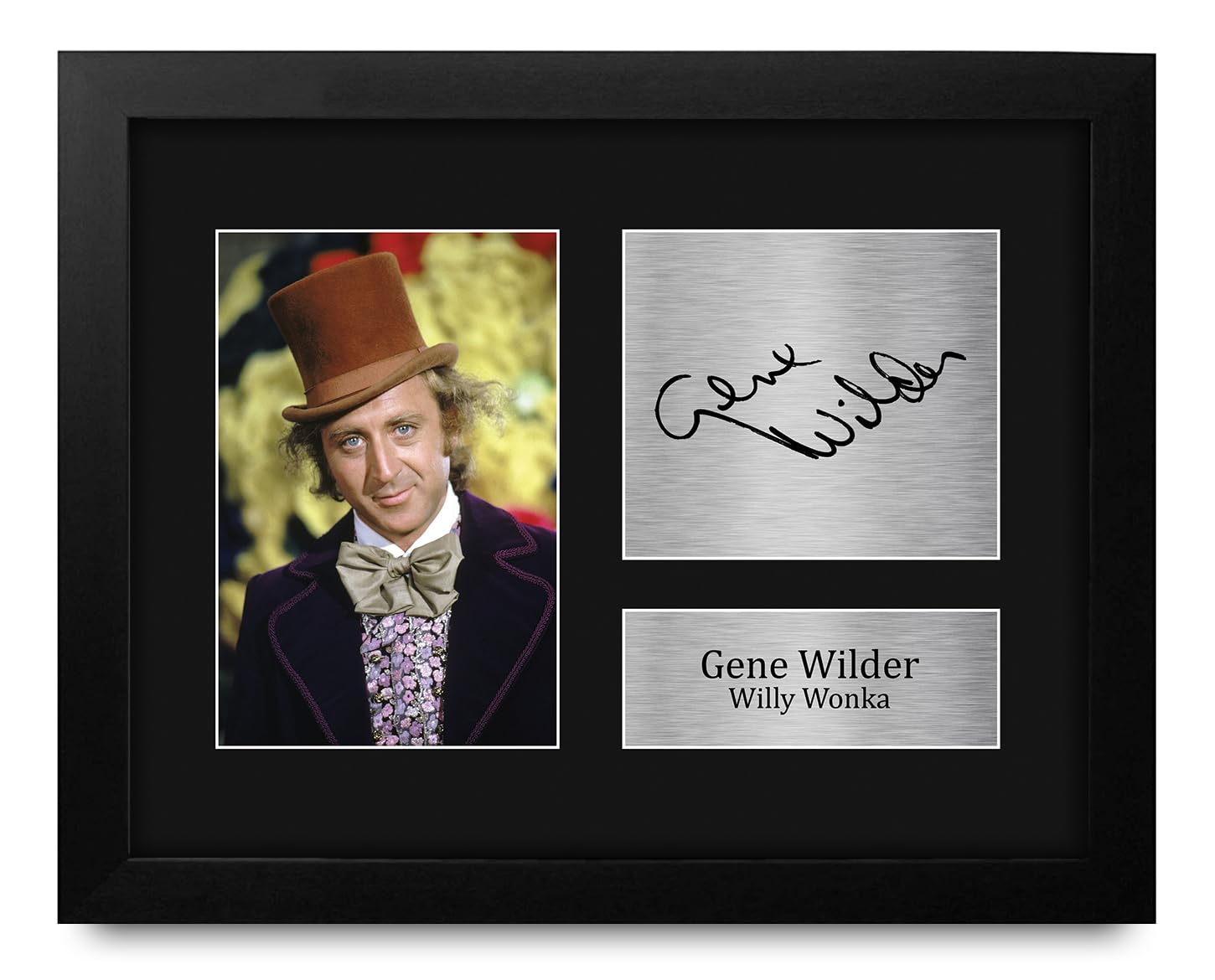 Amazon.com: HWC Trading Gene Wilder Framed Gift Signed Printed ...