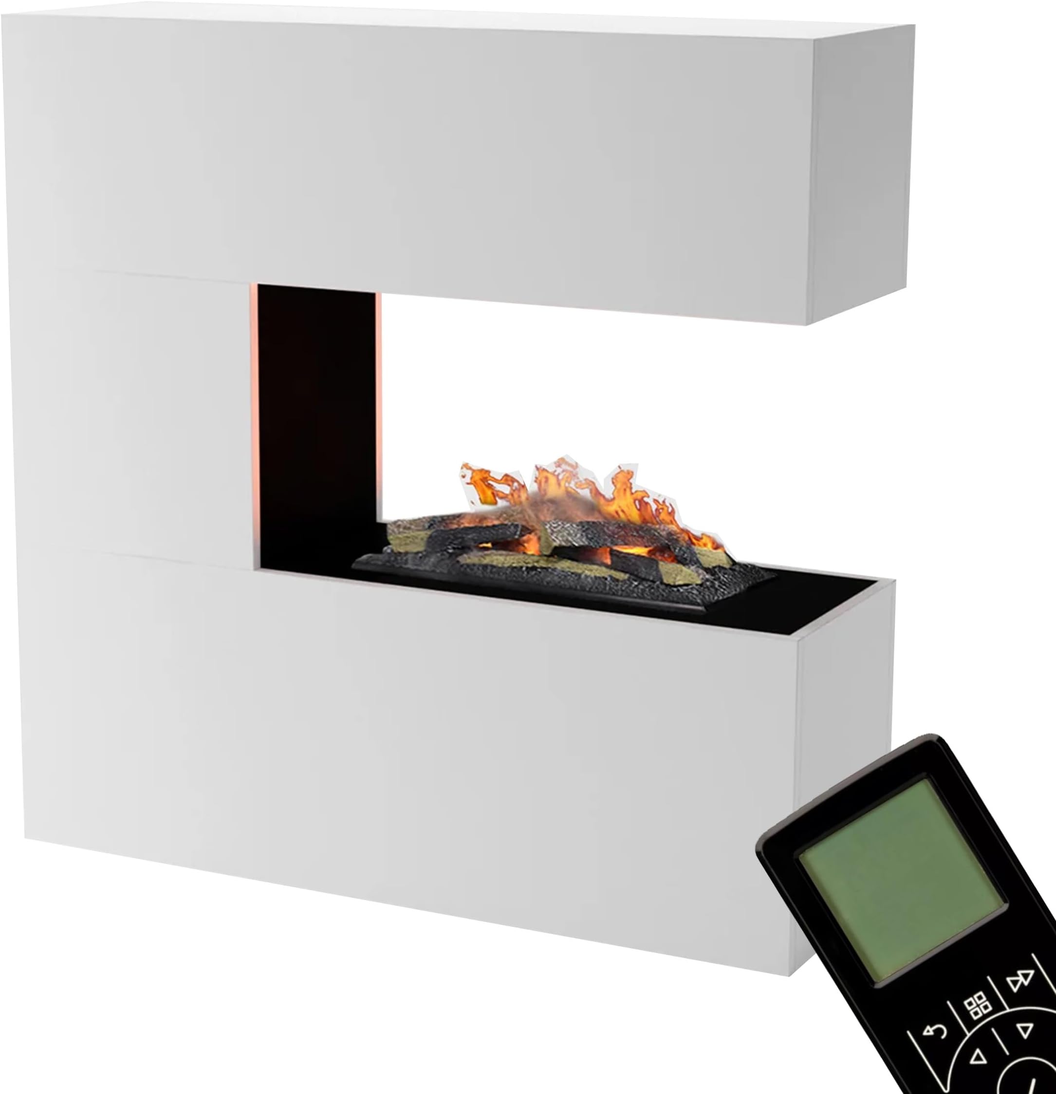 GLOW FIRE Wasserdampf Kamin KLEIST (Standkamin) - Elektrokamin mit ...