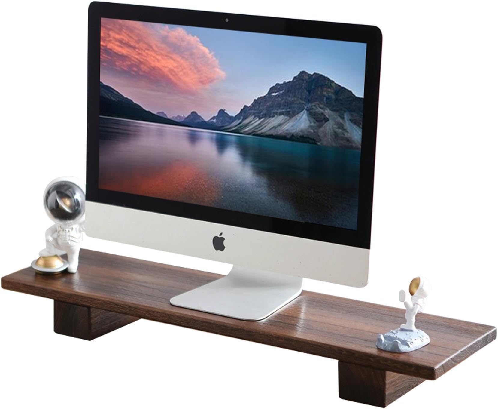 Amazon.com: KUHEITAER Monitor Riser, Monitor Stand, Wood Monitor Stand ...