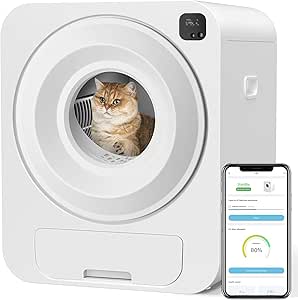 Self-Cleaning Cat Litter Box: Integrated Safety Protection Automatic ...