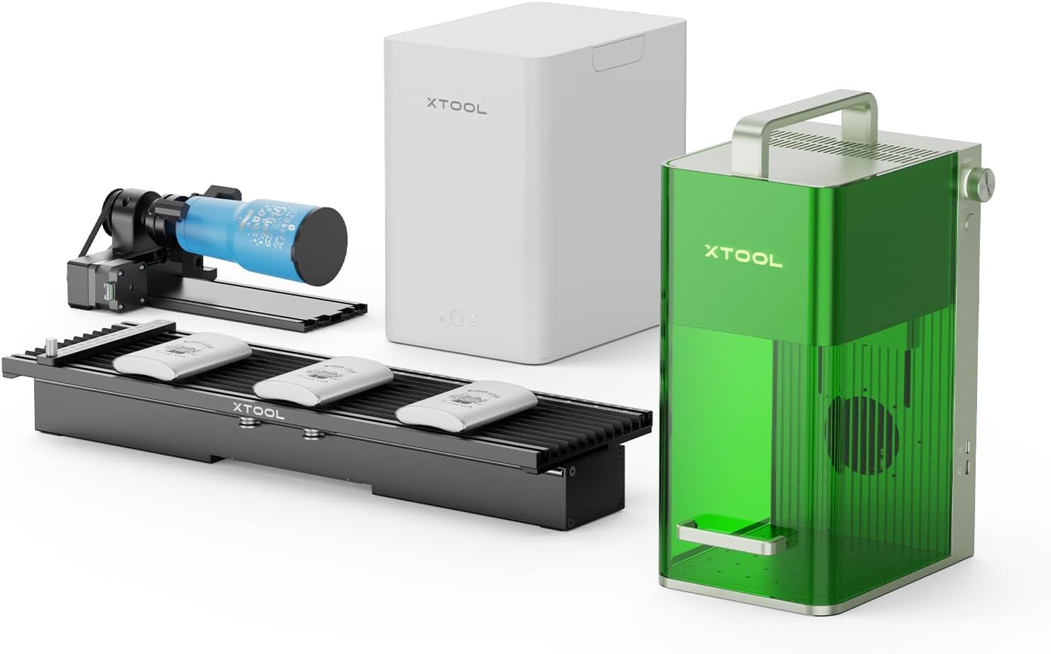 xTool F1 2-in-1 Dual Laser Engraver with Slide Extension, Rotary ...