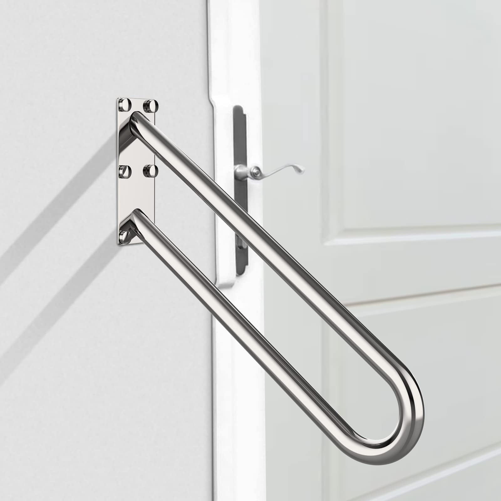 Snapklik.com : 20 Inch Jamb Mount Handrail For 1-3 Step - 1.25 Diameter ...