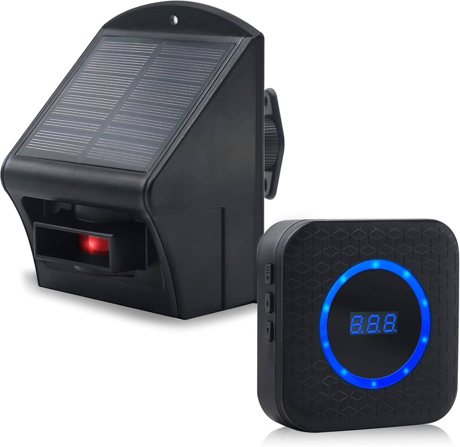 Amazon.com: ChunHee Solar Driveway Alarm System, Long Range PIR Motion ...