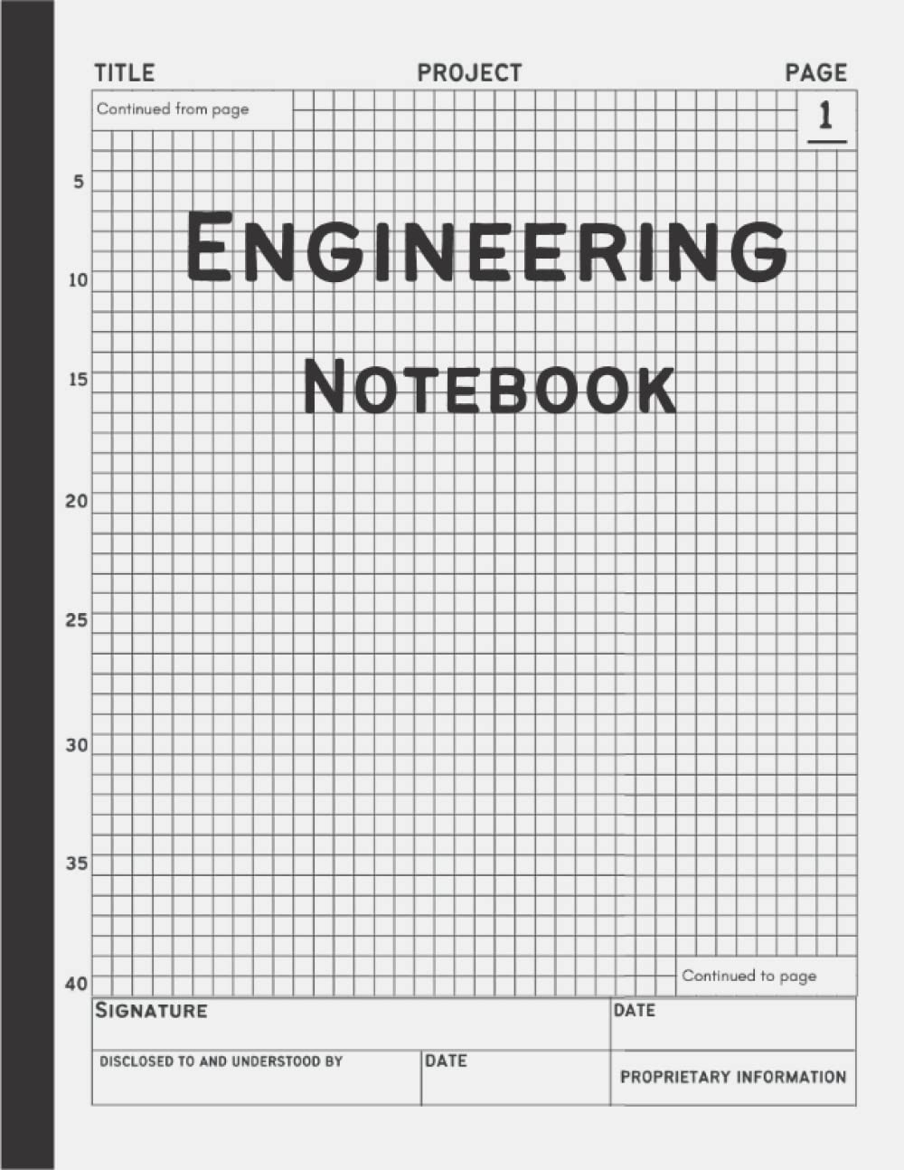 Amazon.com: Engineering Notebook: 160+ Pages Grid Format, Engineer Lab ...