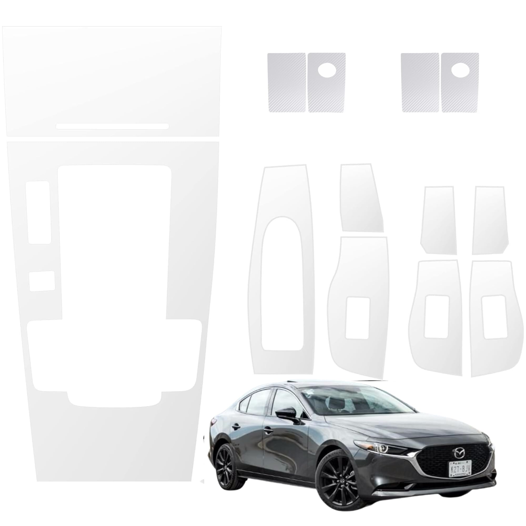 Kit de Stickers Wrap Proteccion para Mazda 3 2019 a 2023 para Descansa ...