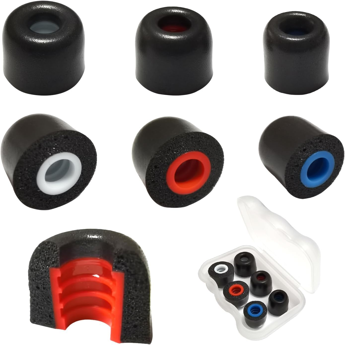 Amazon.com: Earphones Plus brand replacement ear tips for TV Ears 5.0 ...