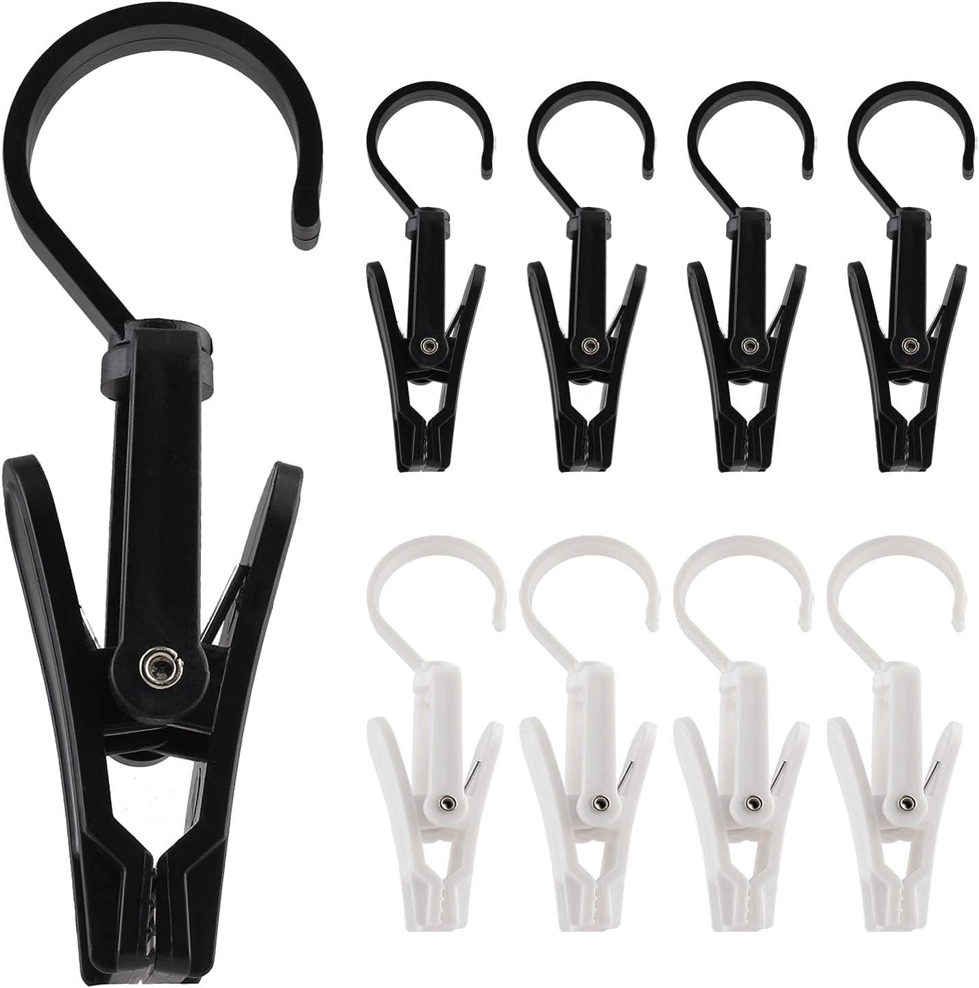 Amazon.com: 10pcs Assorted Color Portable Strong Plastic Swivel Hook ...