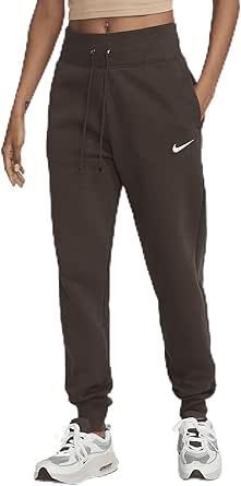 Amazon.com: Nike Sportswear Phoenix Fleece Women's High-Waisted Joggers ...