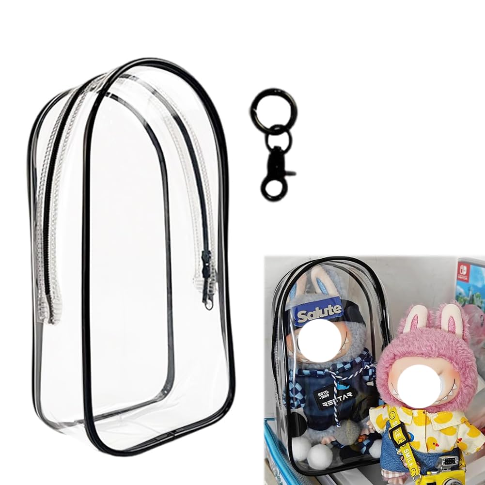 Llavero Labubu Moruiero Protective Case For LABUBU, Clear Display Case ...