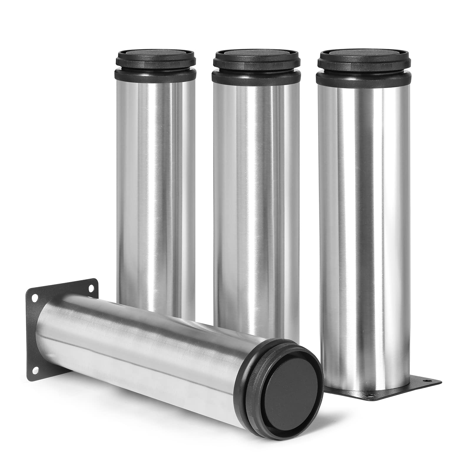 Amazon.com: Masendelk 8 Inch Metal Furniture Legs Stainless Steel ...