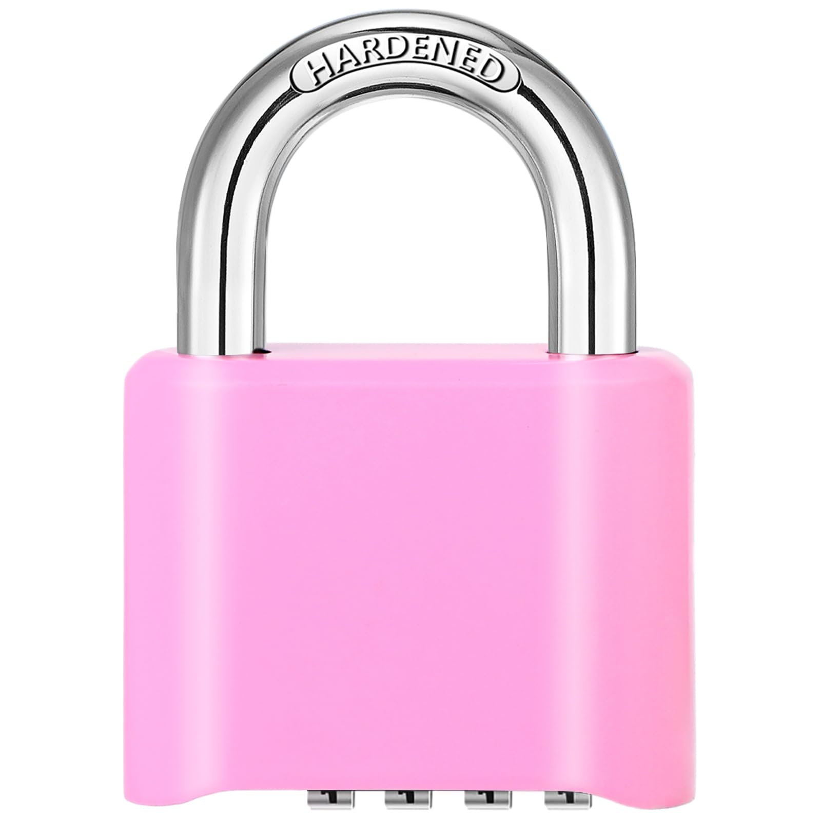 DELSWIN 4-Digit Combination Lock Outdoor Padlock - Heavy Duty Locker ...