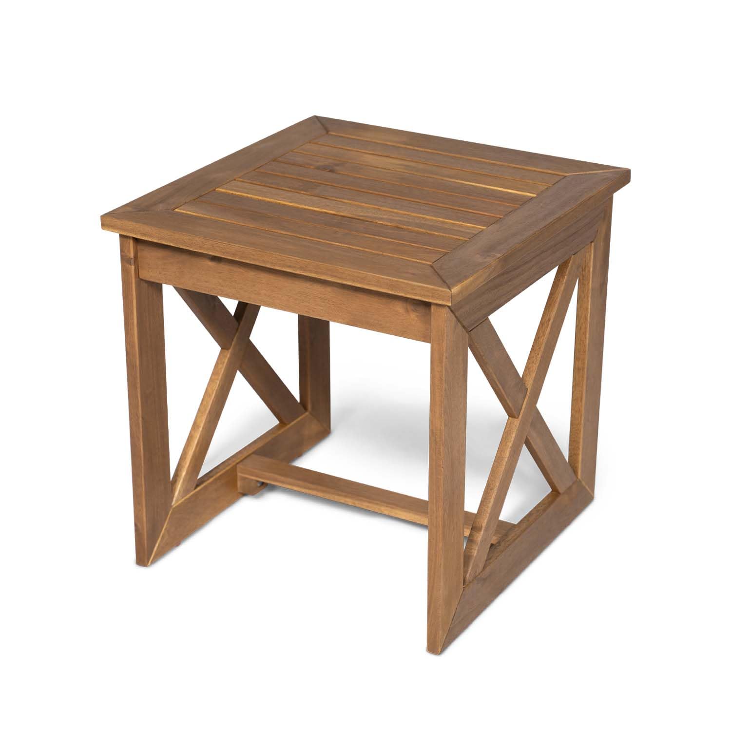 Snapklik.com : Side Table, 100% Acacia Wood Bedside Table, Narrow ...