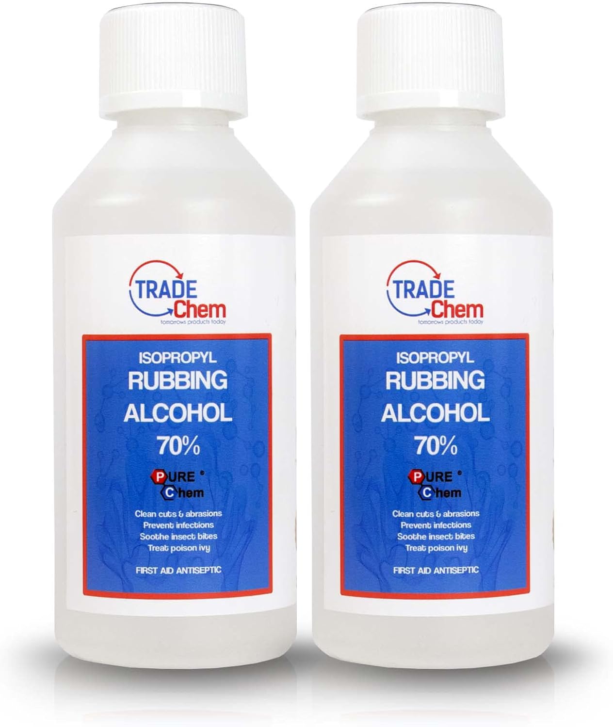 Rubbing Alcohol - 70% Pure IPA Isopropyl Blue (2 x 250ml) : Amazon.co ...