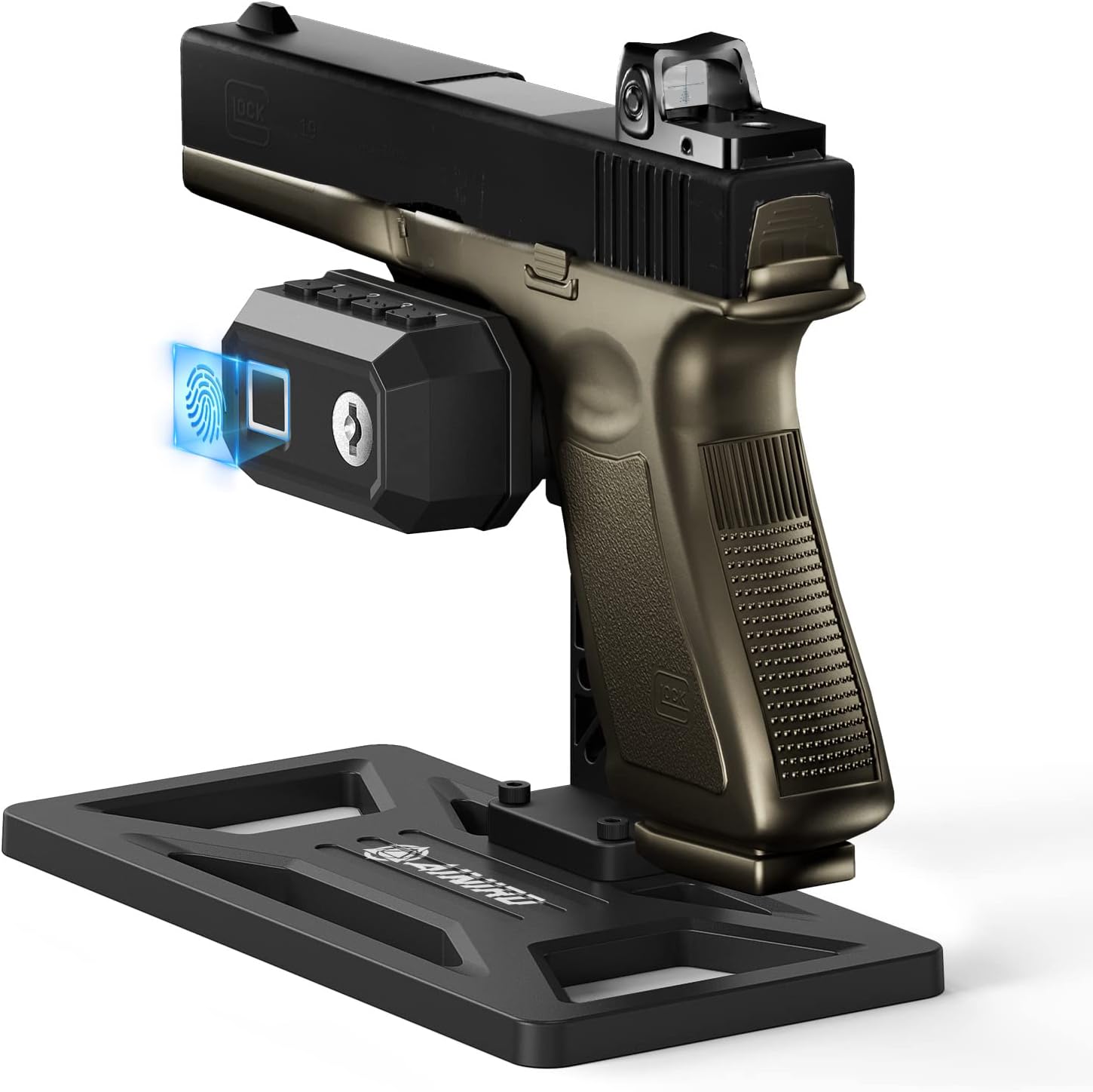 Amazon.com: AINIRO Biometric Gun Trigger Lock - Advanced Fingerprint ...