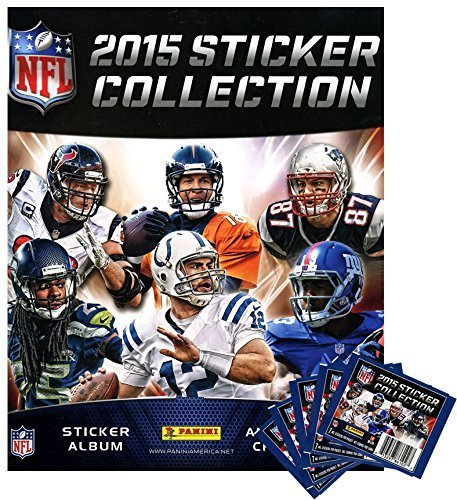NFL 2015 NFL Sticker Collection 2015 NFL Sticker Album Plus 10 Packs ...