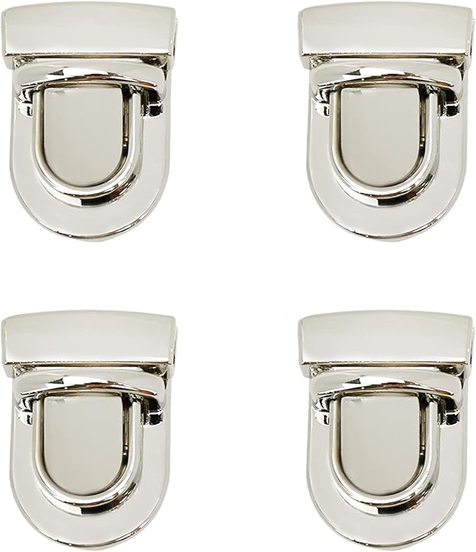 Amazon.com: Quluxe 4 Pcs Tuck Lock Clasp Purse Thumb Lock Practical ...