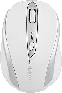 Amazon.com: Hatron HMW120SL Wireless Silent, Ergonomic Mouse, Optical Computer Cordless Mouse ...