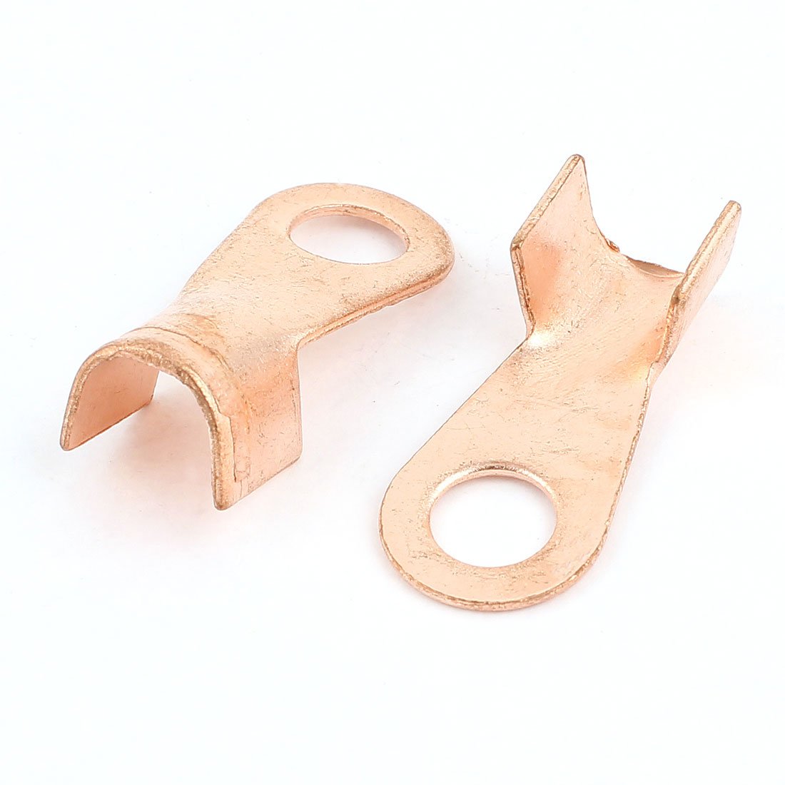 Uxcell Open Copper Terminals Wire Lugs with 2 Piece, 10.6 mm Ring for ...