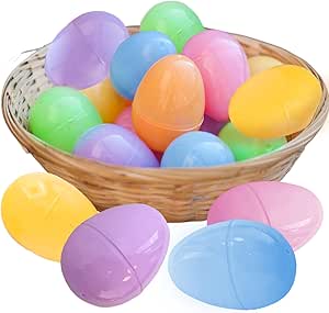 Amazon.com: GiftExpress Pastel Color Easter Eggs - 100 Piece Assorted ...