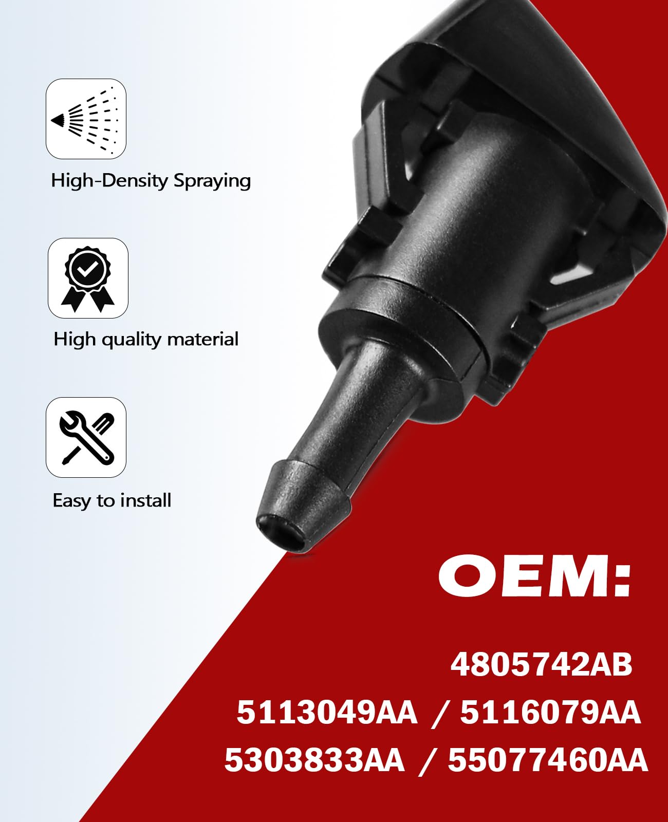 Snapklik.com : Windshield Washer Nozzle And Hood Insulation Retainers ...