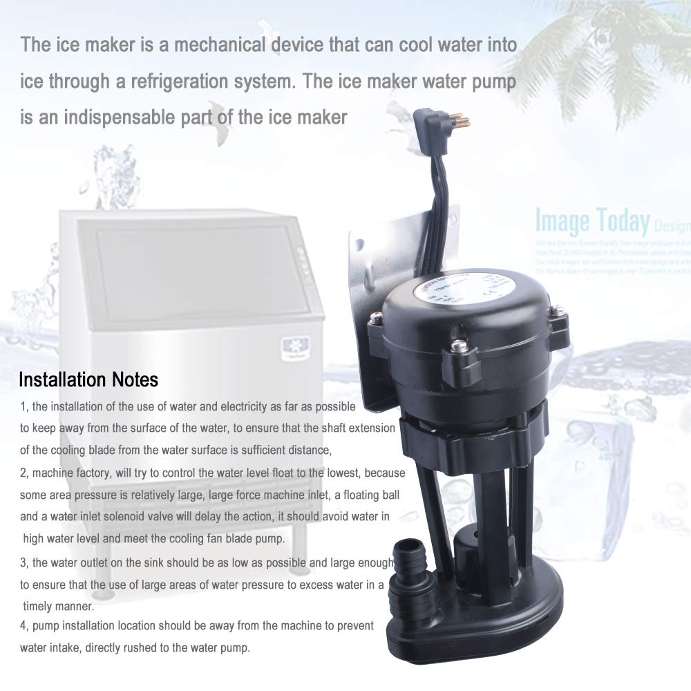 7623063 Water Pump Compatible with Manitowoc Ice Machine,Fit for Q, J ...