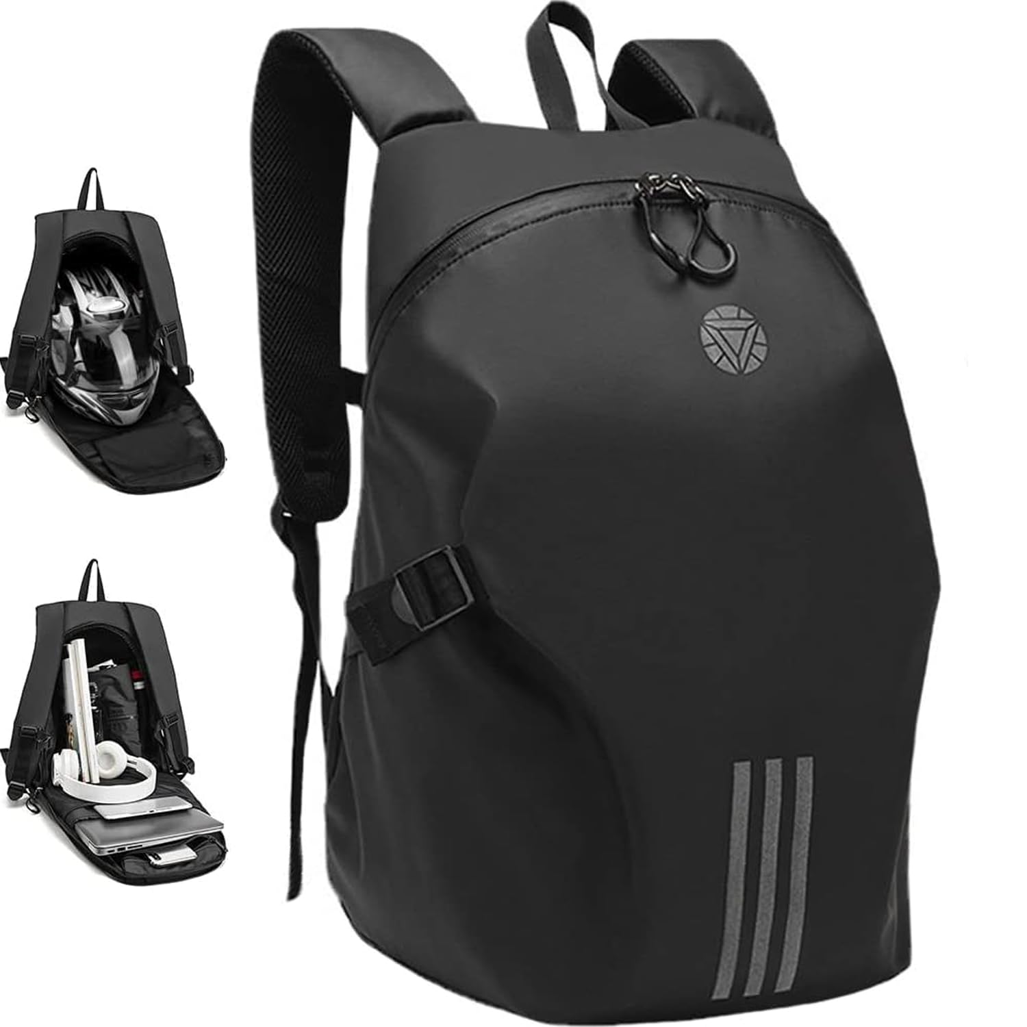 Amazon.com: EHERDM Large Capacity Motorbike Helmet Backpack with ...