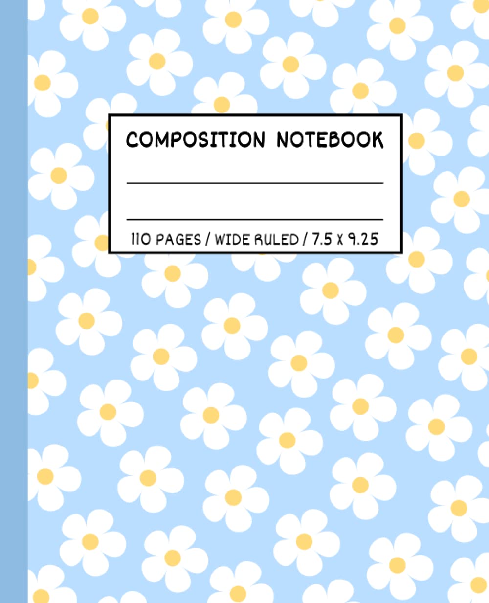Amazon.com: Pastel Composition Notebook Wide Ruled: Blue Aesthetic ...