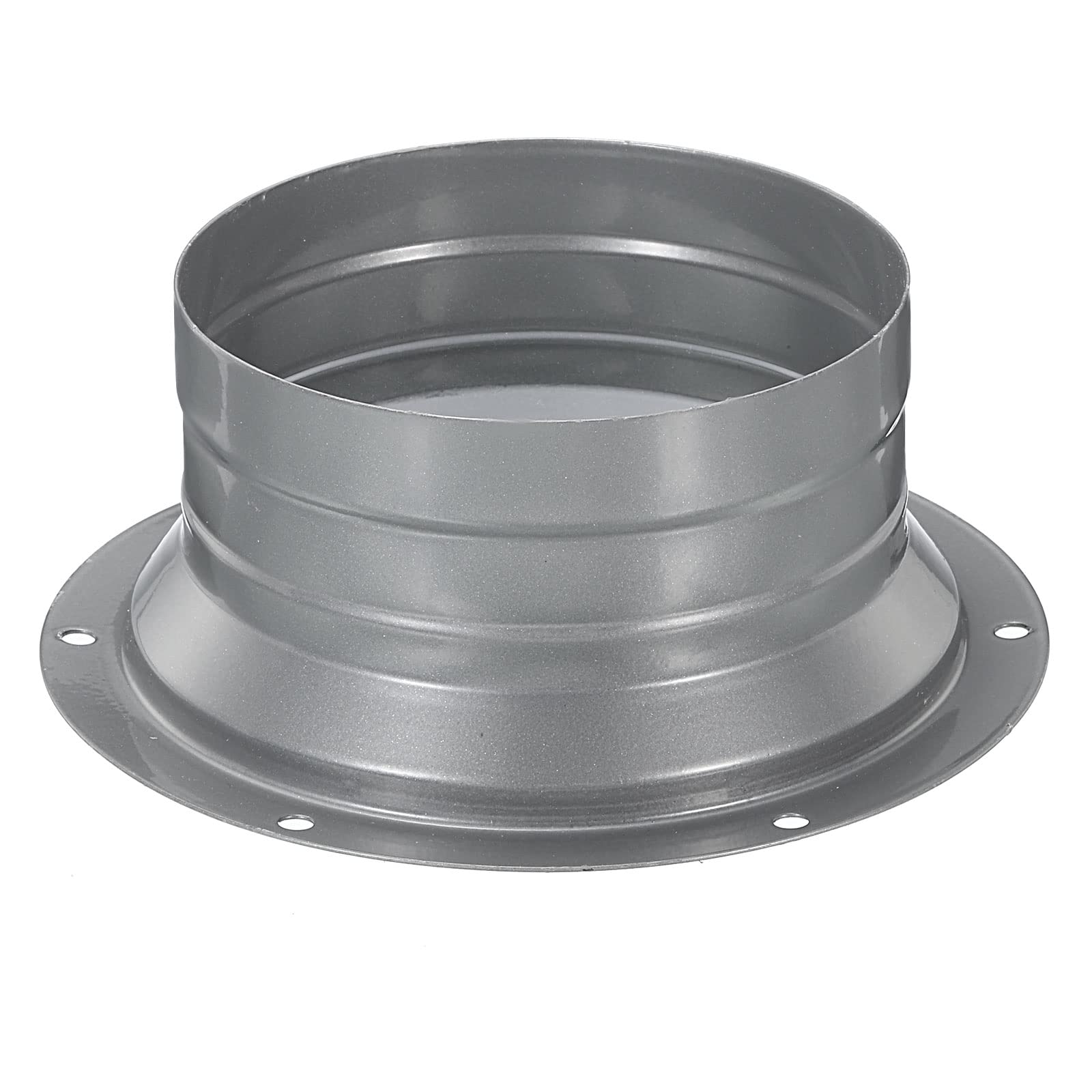 PATIKIL 4 Inch Duct Connector Flange, Metal Fitting Straight Pipe ...