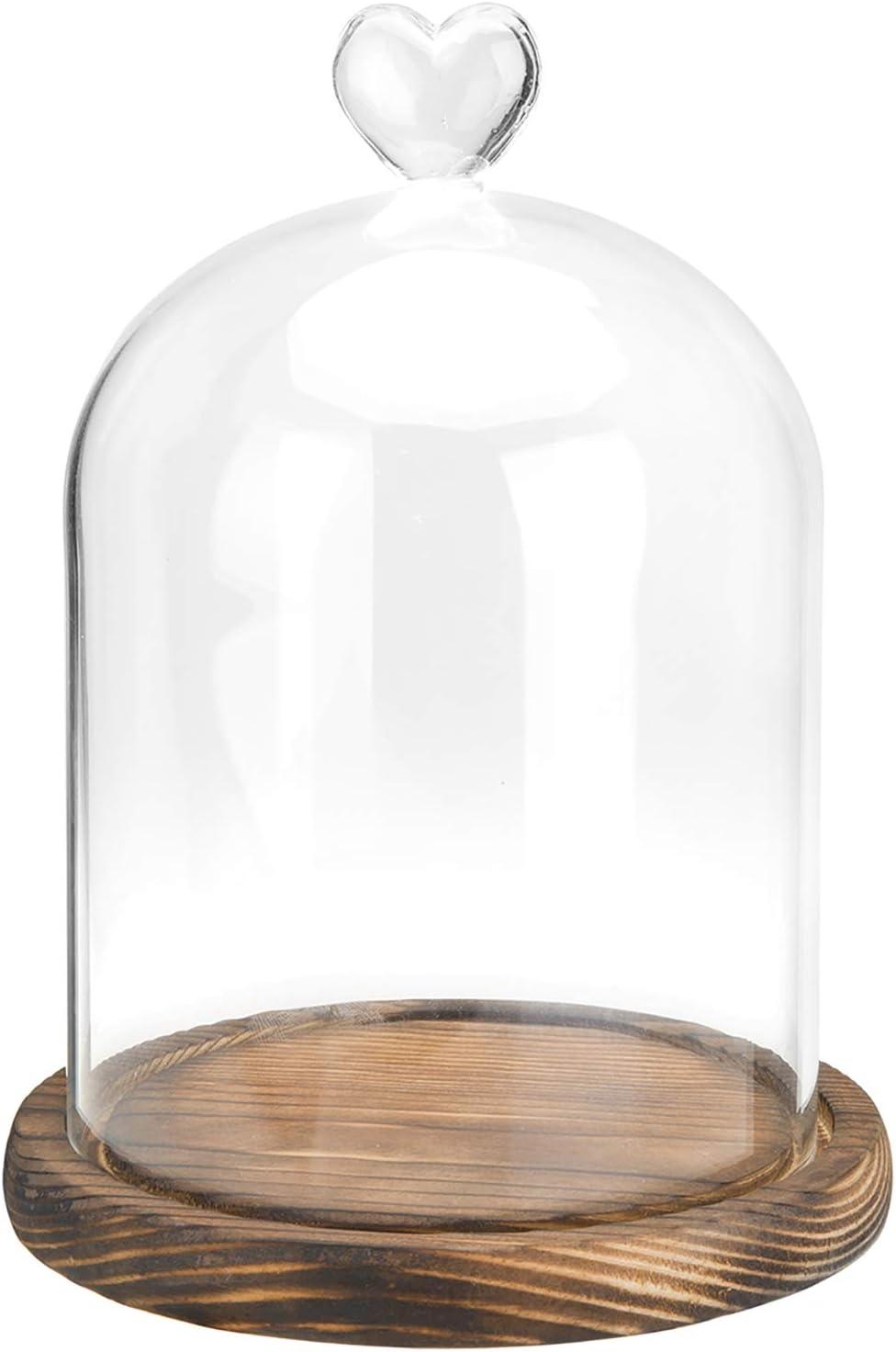 Amazon.com: MyGift Clear Cloche Glass Dome, Display Bell Jar with Top ...