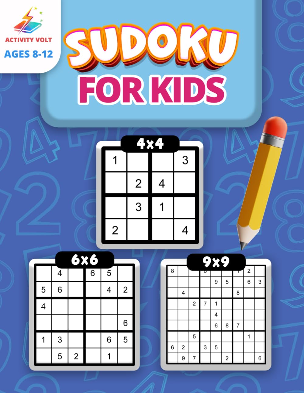 Amazon.com: Sudoku for Kids Ages 8-12: Challenging Puzzles for Kids ...